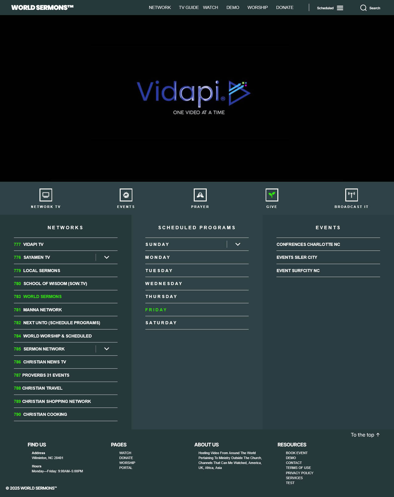 Demo - WORLD SERMONS™
